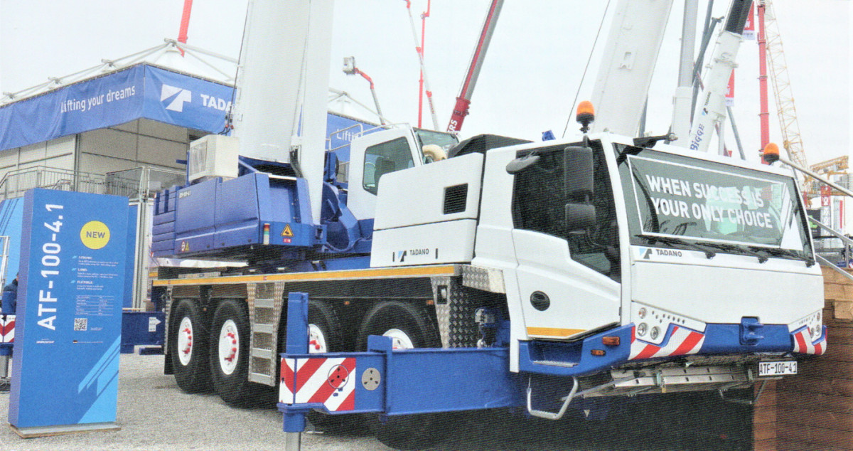 Kranbild Tadano-Faun ATF 100-4.1 Bauma 2018 - Autokran-Portal - Autokran-Portal.com