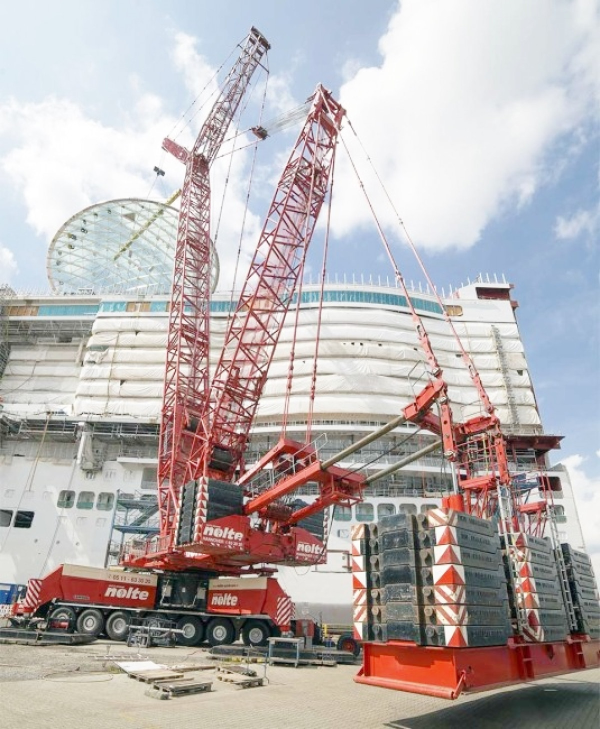Kranbild Nolte Hannover Liebherr LG 1750 - Autokran-Portal - Autokran ...