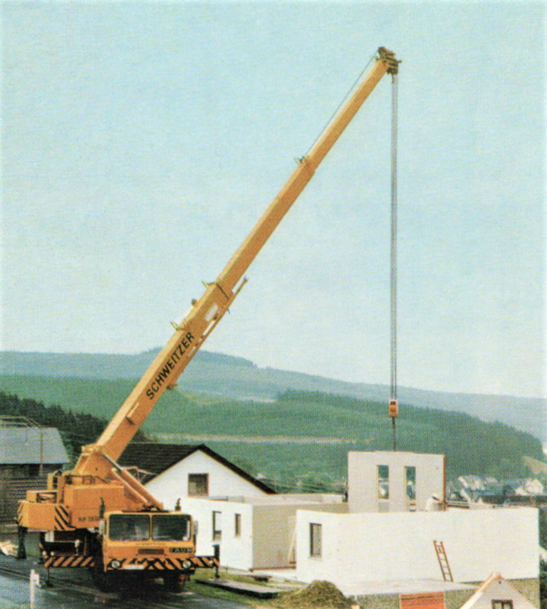 Kranbild Schweitzer Siegen Krupp 35 GMT Demag TC 180 /AC 615 - Autokran ...