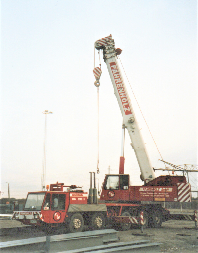 Kranbild Fahrenholz Demag HC 190 Kraftwerk Odense - Autokran-Portal - Autokran-Portal.com