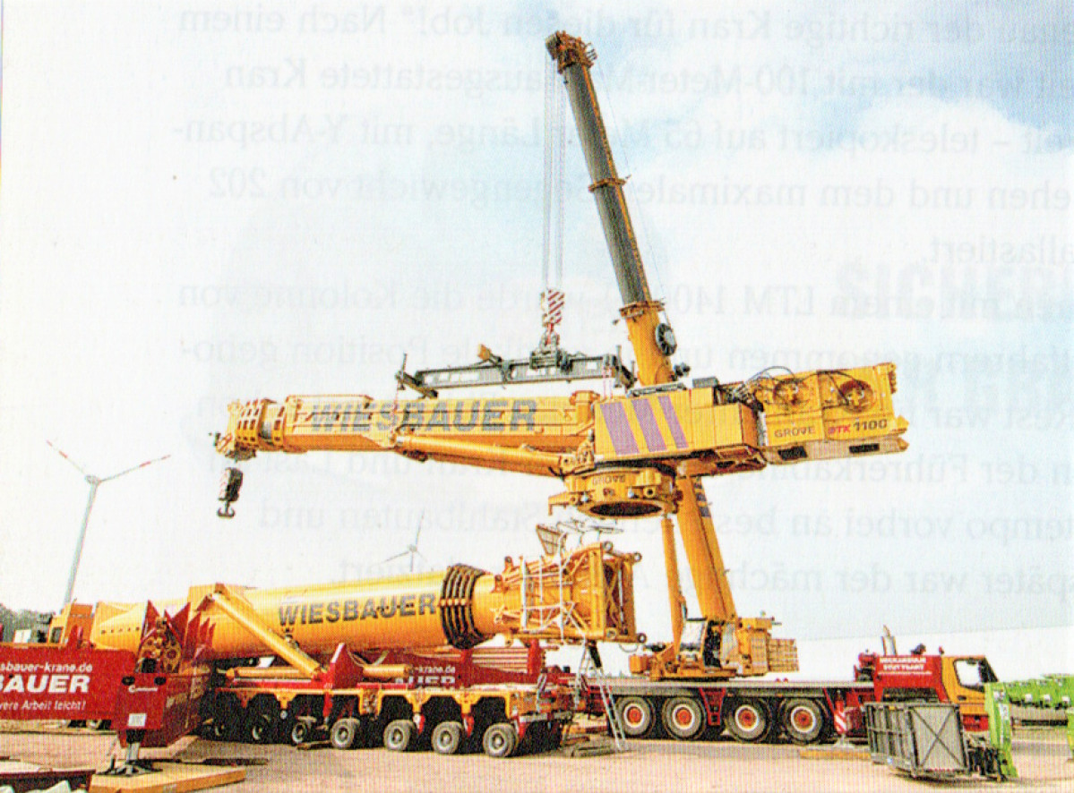 Kranbild Grove GTK 1100 Australien/Wiesbauer Der Rohrkrepierer ...