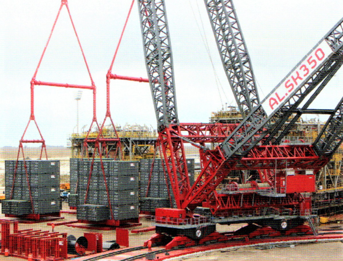 Kranbild ALE /AL SK 350 schwerstes Modul 3.000 to - Autokran-Portal ...