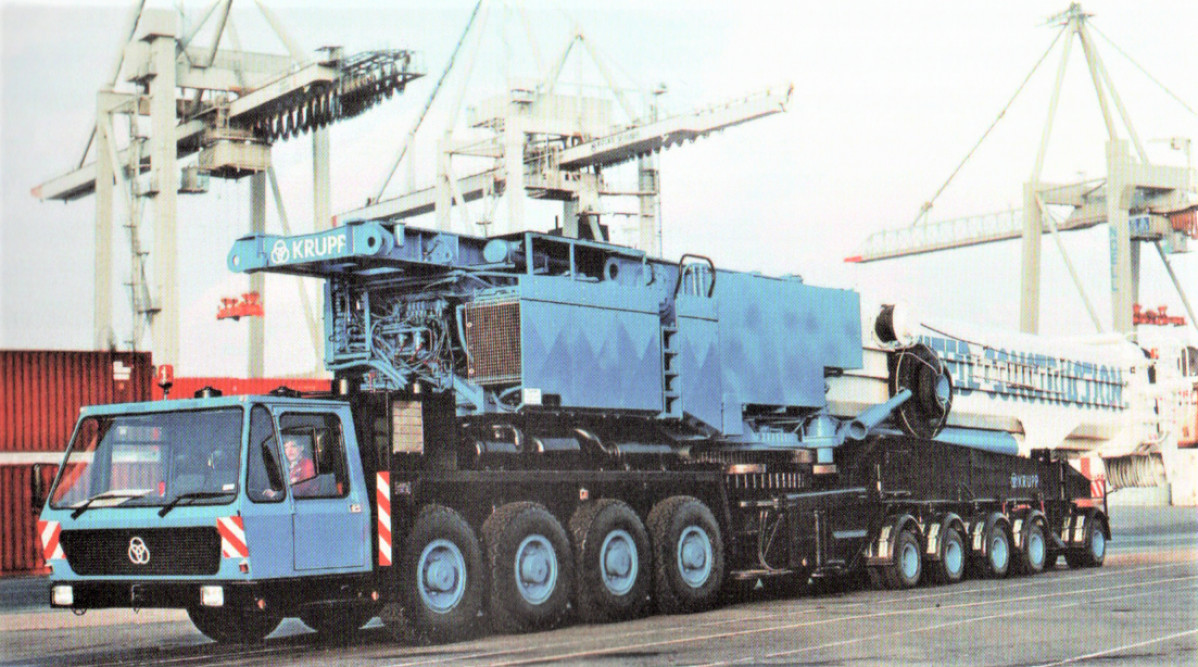 Kranbild Krupp 500 GMT-1984- ein echtes Schwergewicht von Dirk Bracht ...